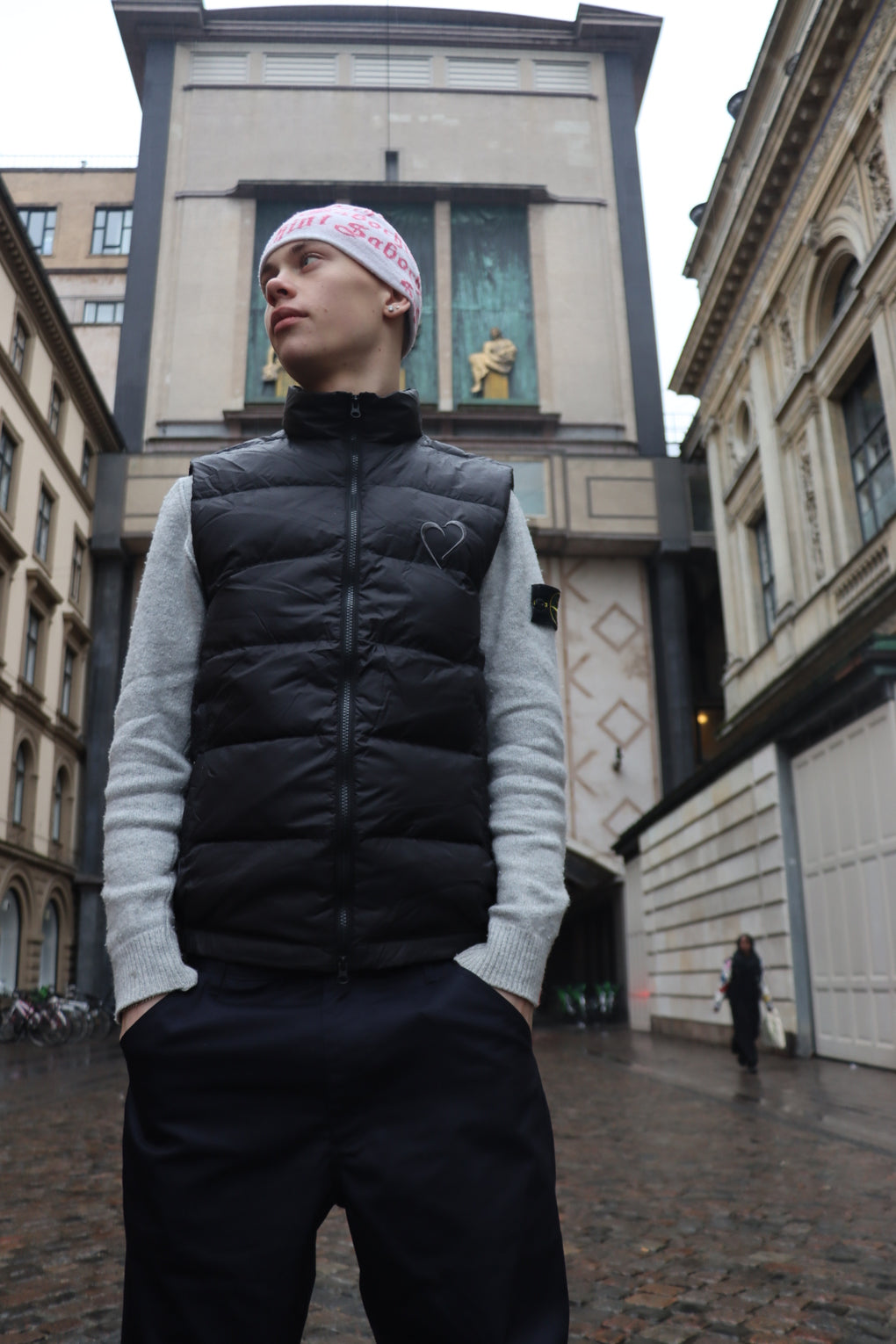 Vest med Hjerte - Sort – Doublés